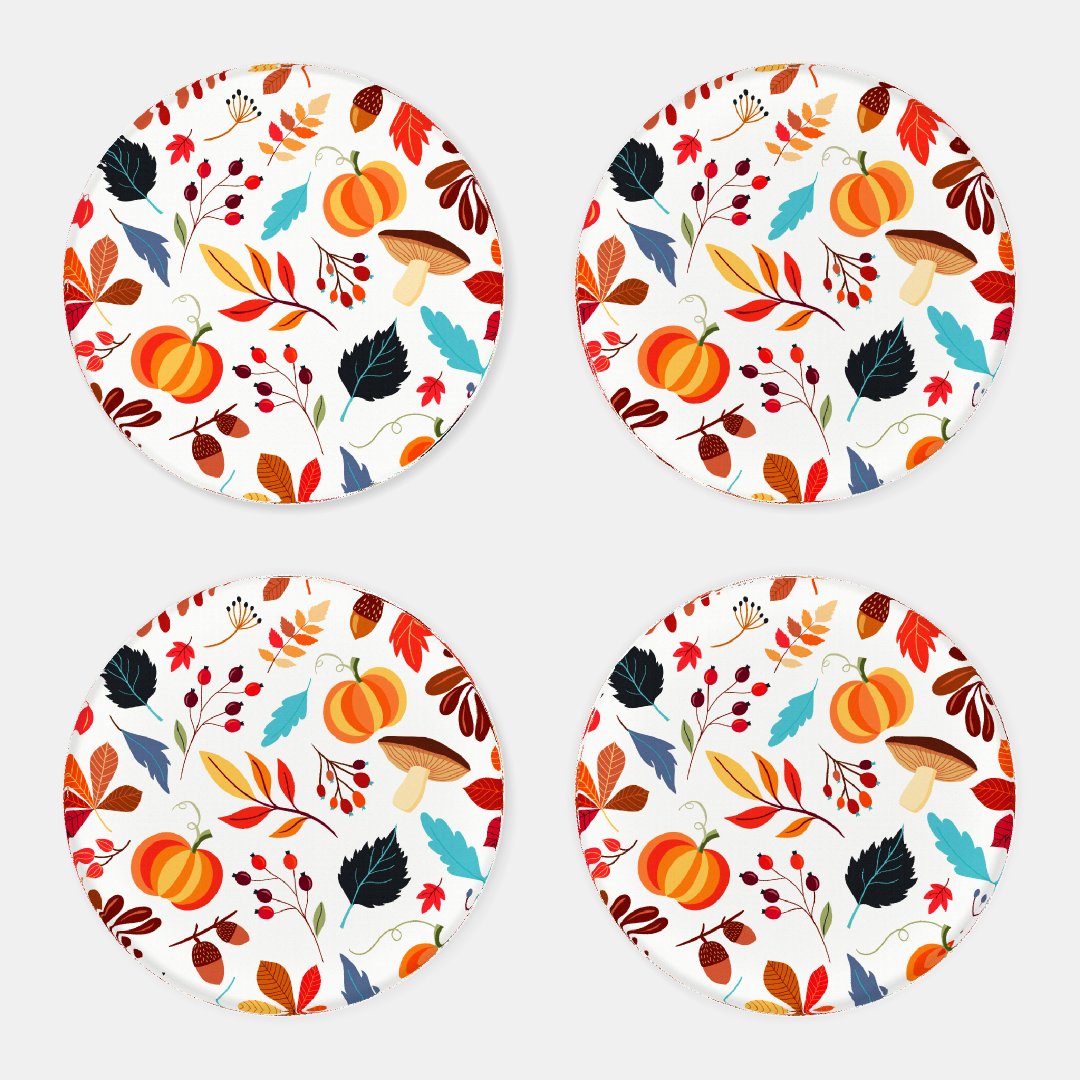 Autumn Coaster Set | Zazzle
