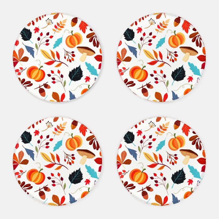 Autumn Coaster Set | Zazzle