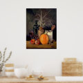Autumn Decorations on Table Print | Zazzle