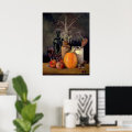 Autumn Decorations on Table Print | Zazzle