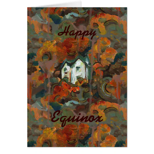 Autumn Equinox card | Zazzle