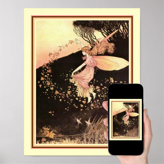 "Autumn Faerie" 1920s Print - Ida Rentoul Outhwait | Zazzle