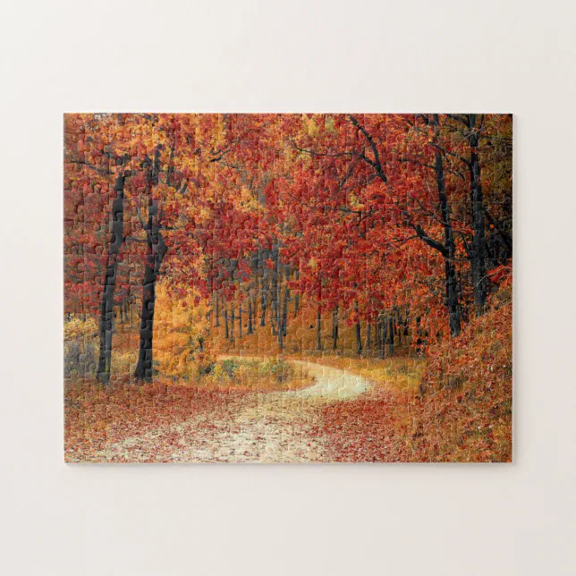 Autumn fall jigsaw puzzle | Zazzle