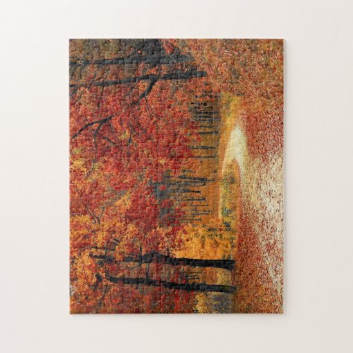 Autumn fall jigsaw puzzle | Zazzle