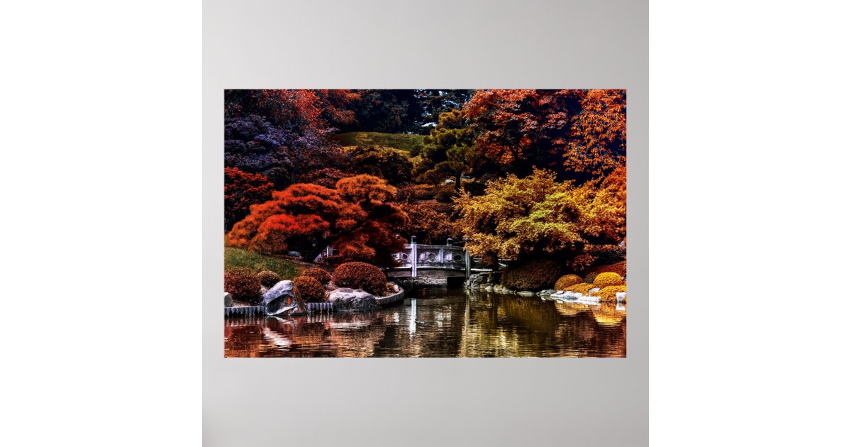 Autumn Fall Landscape Nature Colors Poster | Zazzle