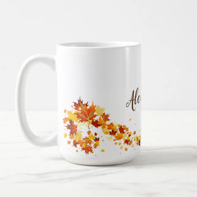 Autumn Fall Leaf Maple Coffee Mug | Zazzle