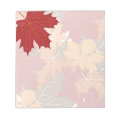 Autumn Fall Leaves Notepad | Zazzle