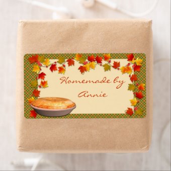 Autumn Food Label | Zazzle