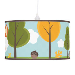 AUTUMN FOX CEILING LAMP | Zazzle