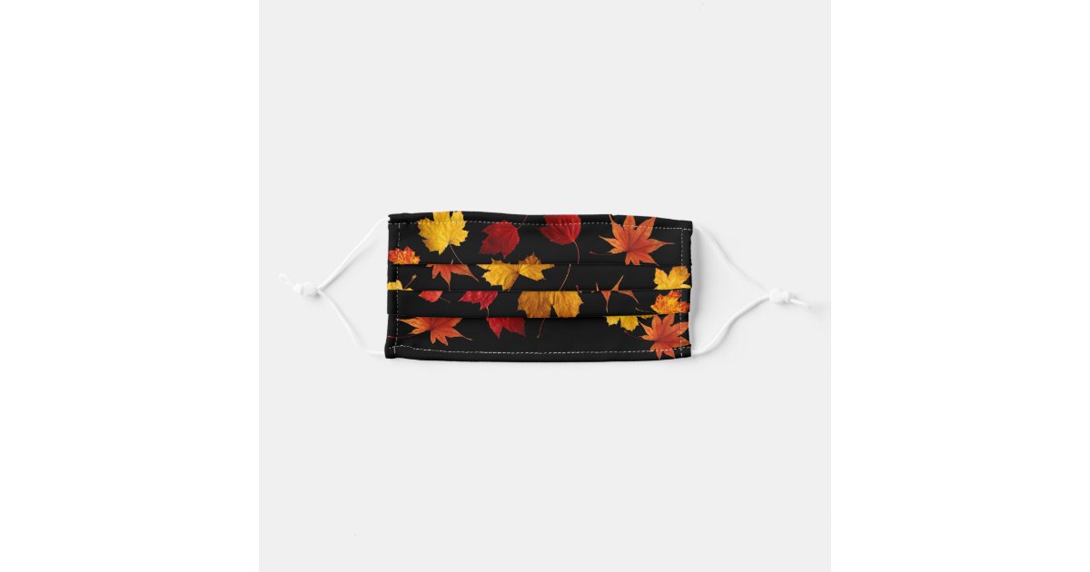 Autumn leaf mask | Zazzle