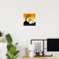 Autumn Leaves and Poem about the Wind Poster | Zazzle