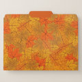 Autumn Leaves Design File Folders Set | Zazzle