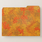 Autumn Leaves Design File Folders Set | Zazzle