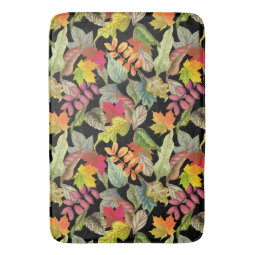 Autumn Leaves | Fall Colors Bath Mat | Zazzle