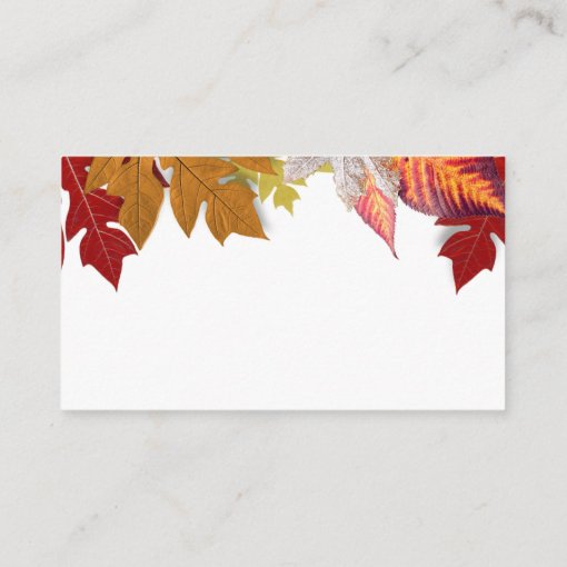 Autumn Leaves Moving Announcement | Zazzle