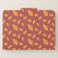 Autumn Leaves Pattern File Folder | Zazzle
