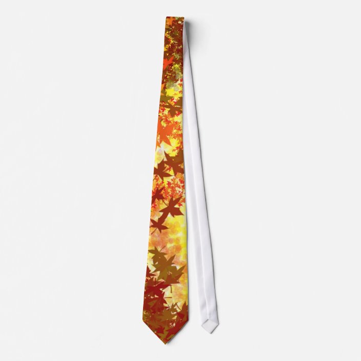 Autumn Leaves Tie | Zazzle.com