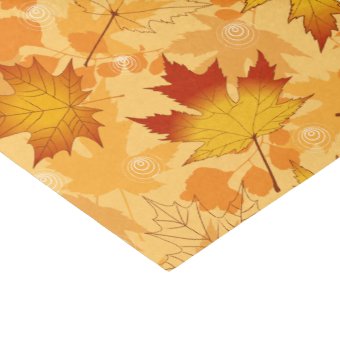 Autumn Leaves Tissue Paper | Zazzle