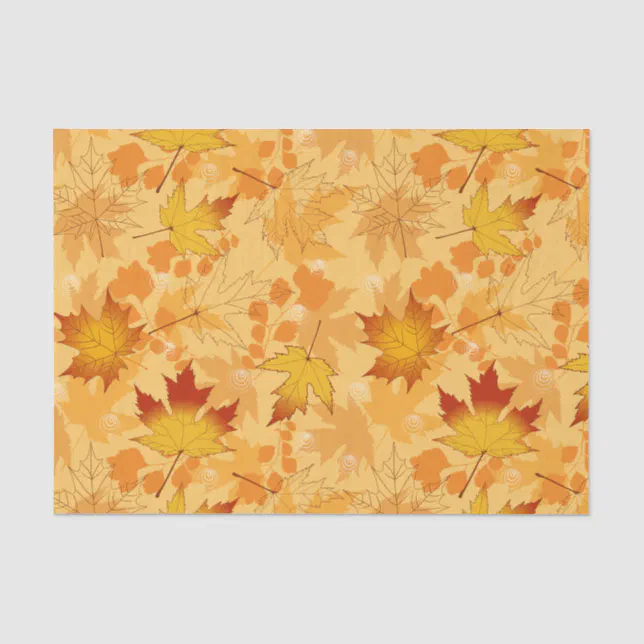 Autumn Leaves Tissue Paper | Zazzle
