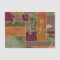 Autumn Luxury | Geometric Gold Jewel Tone Marble Tissue Paper | Zazzle