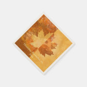 Autumn, Maple Leaf Paper Napkins | Zazzle