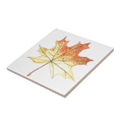 Autumn maple leaf tile | Zazzle