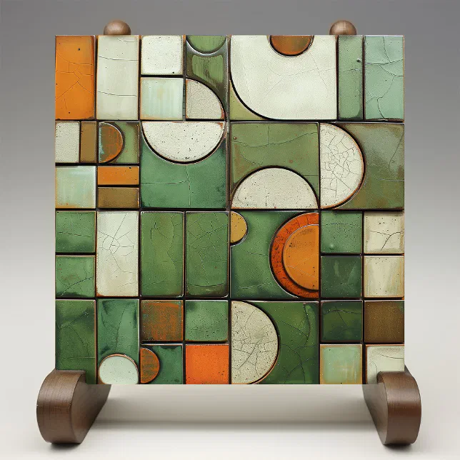 Autumn Medley Faux Relief Ceramic Tile | Zazzle