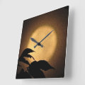 Autumn Moon Clock | Zazzle