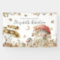 Autumn Mushroom | Woodland Forest Welcome Banner | Zazzle