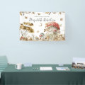 Autumn Mushroom | Woodland Forest Welcome Banner | Zazzle