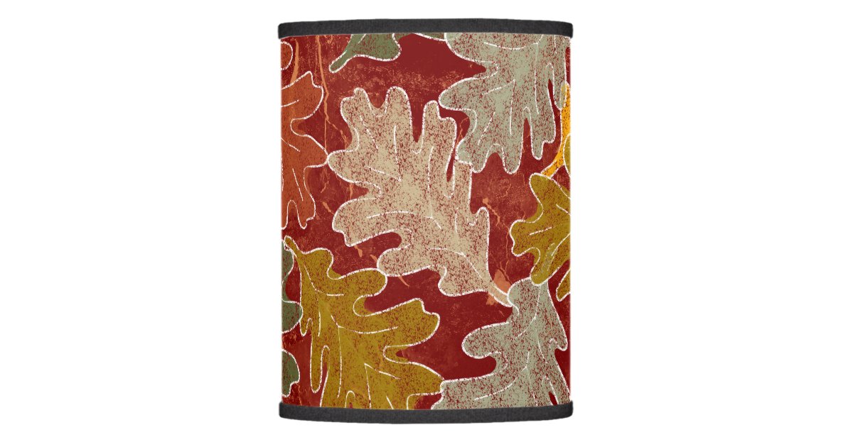 Autumn Oak Leaves Lamp Shade | Zazzle