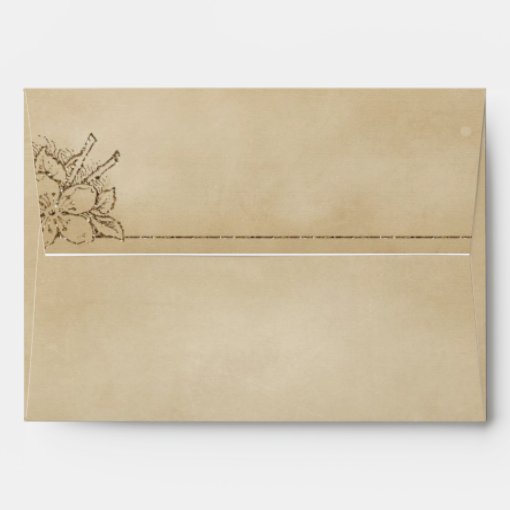 Autumn Orange Fall in Love Leaves Wedding Envelope | Zazzle