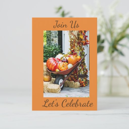 ***AUTUMN PARTY*** INVITATION | Zazzle