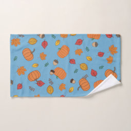 Autumn Pattern Bath Towel Set | Zazzle