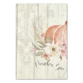 Autumn Pumpkin Fall Leaves Rustic Wood Decoupage Tissue Paper | Zazzle