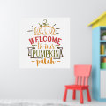 Autumn Pumpkin Patch Poster | Zazzle