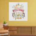 Autumn Pumpkin Patch Poster | Zazzle