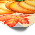 Autumn Pumpkin | Thanksgiving Banner Poster | Zazzle