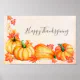 Autumn Pumpkin | Thanksgiving Poster | Zazzle