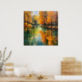 Autumn Reflections Fine Art Poster | Zazzle
