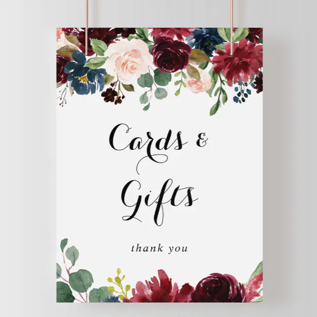 Autumn Rustic Calligraphy Cards and Gifts Sign | Zazzle