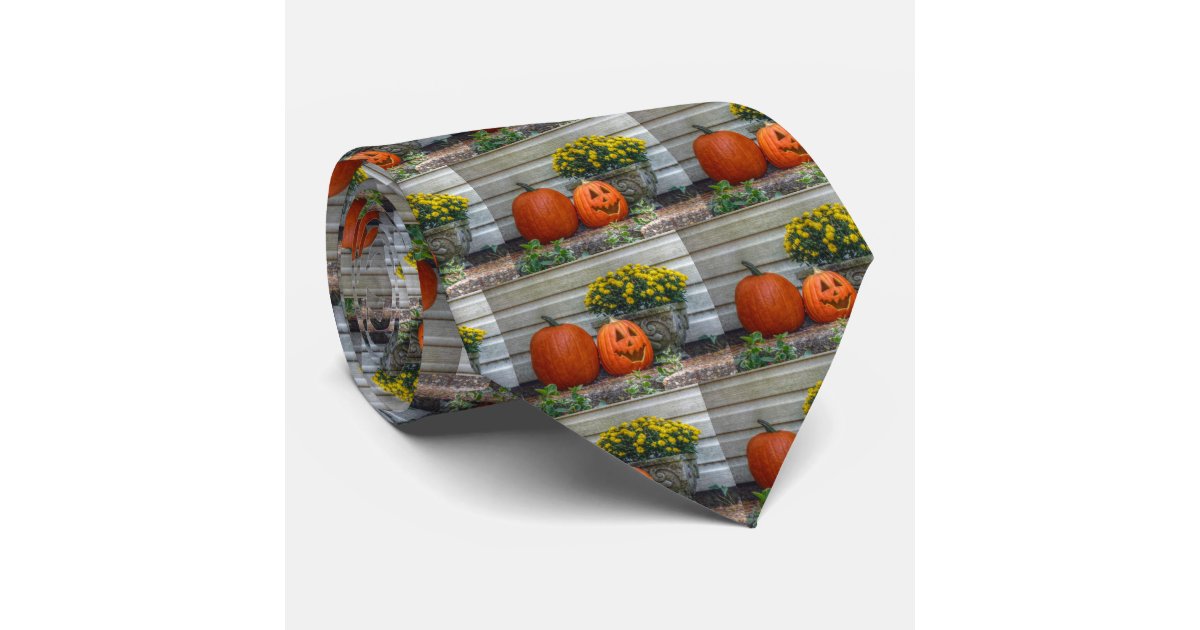 Autumn Scene Neck Tie | Zazzle