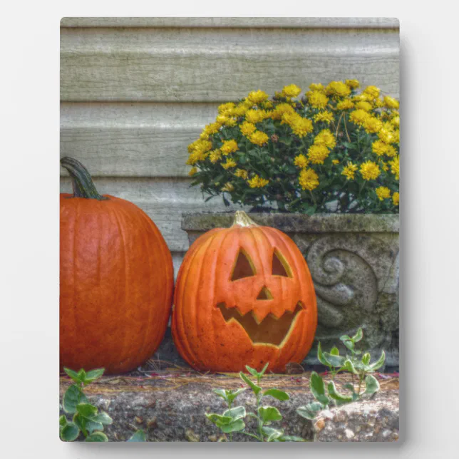 Autumn Scene Plaque | Zazzle