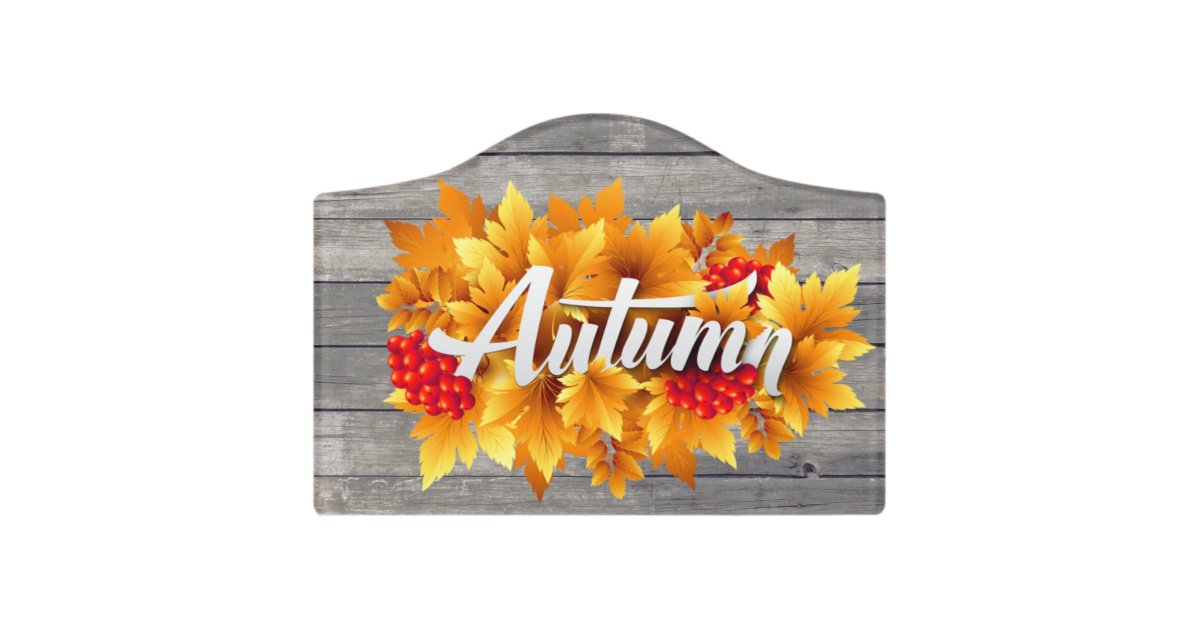 Autumn Sign | Zazzle