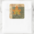 Autumn Square Sticker | Zazzle