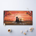 Autumn Sunset Always Thankful Desk Mat | Zazzle