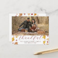 Autumn Thankful Photo Postcard | Zazzle