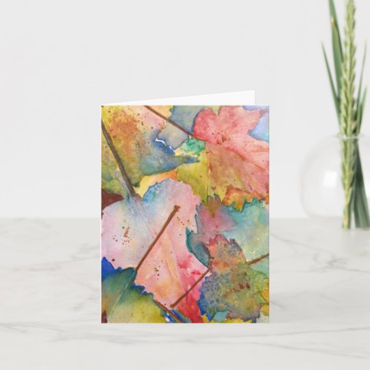 Autumn Themed Blank Note Cards | Zazzle.com