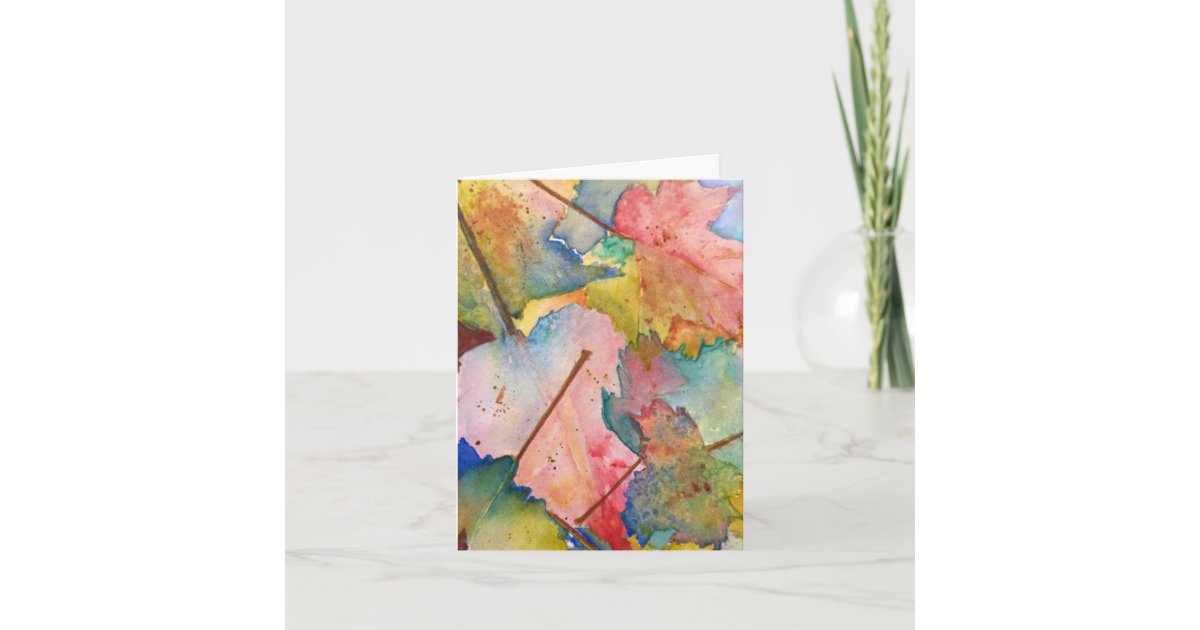 Autumn Themed Blank Note Cards | Zazzle