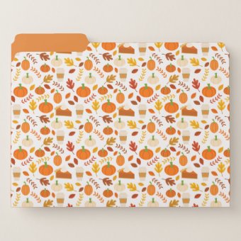 Autumn Themed File Folders | Zazzle